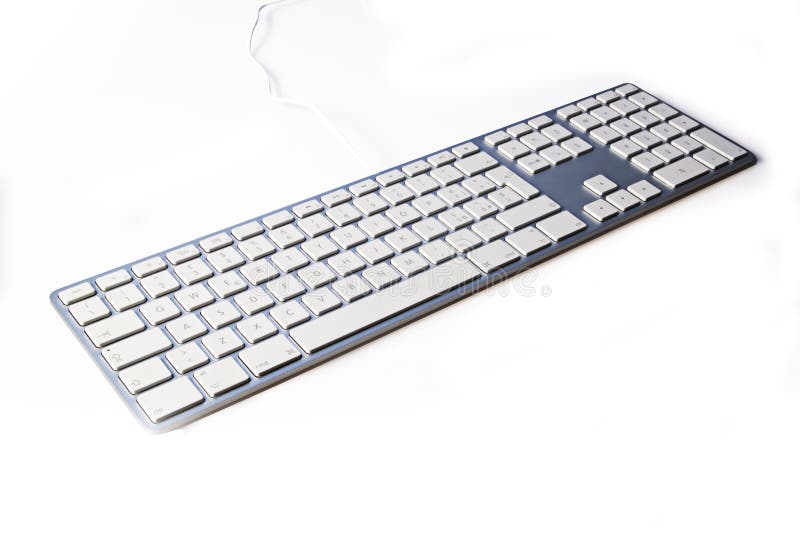 The Modern and Keyboard for a Computer Editorial Image - Image of ...