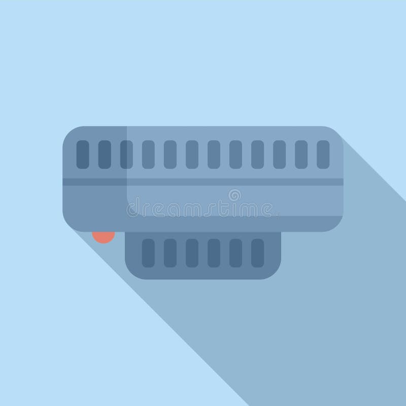 Modern Keyboard Icon on Blue Background Stock Vector - Illustration of ...