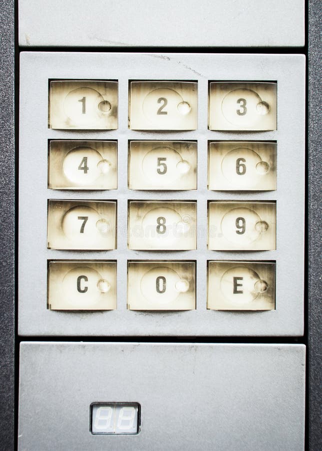 Modern keypad stock photo. Image of security, lock, reader - 29135546
