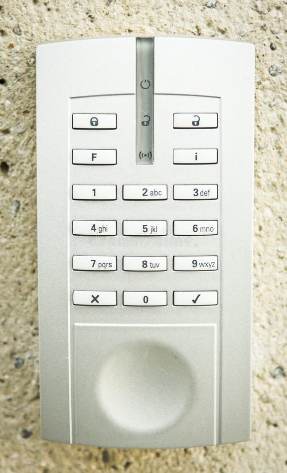 Modern keypad stock photo. Image of intercom, plastic - 29412046