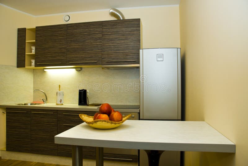 Modern kitchen stock image. Image of contemporary, modern - 4139193