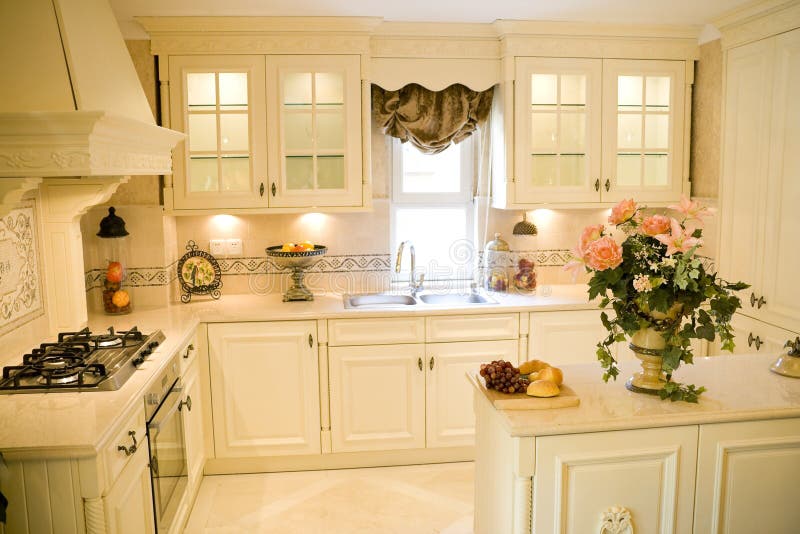 Modern Kitcken stock image. Image of design, contemporary - 4507559