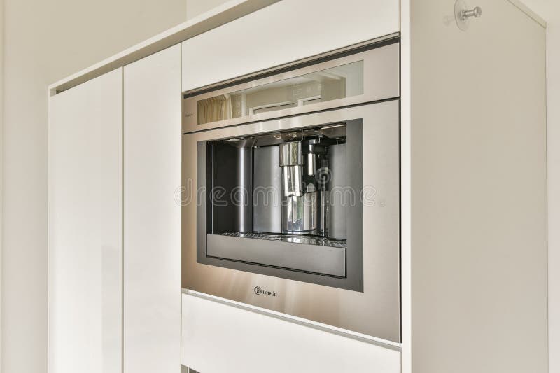 Modern Kitchen Appliance Integration Editorial Image - Image of ...