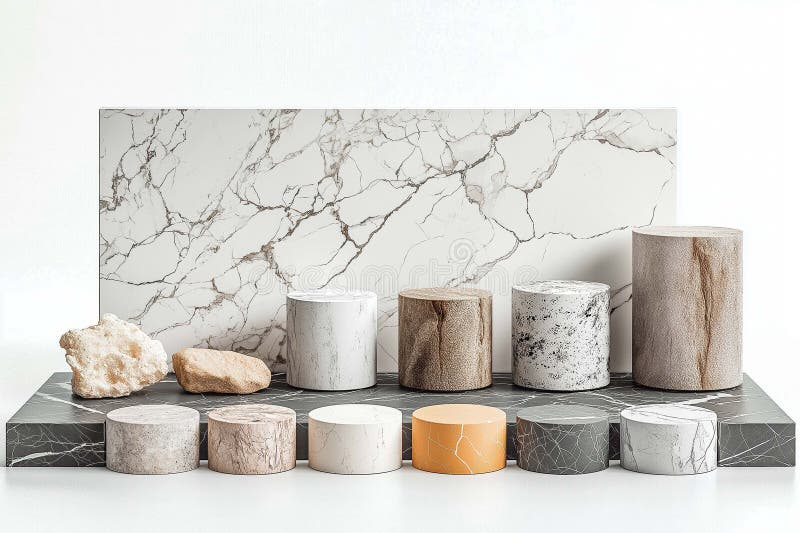 Modern Kitchen Backsplash of White Marble Slabs, Floor Tile, and ...