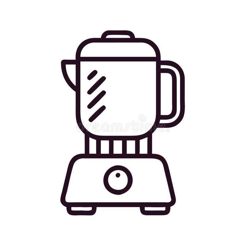 Modern Kitchen Blender Vector Illustration for Cooking and Appliances ...
