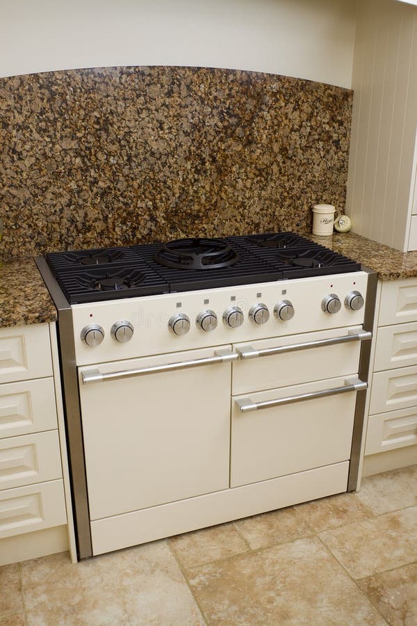 Stainless steel cooker stock photo. Image of posh, interior - 1436554