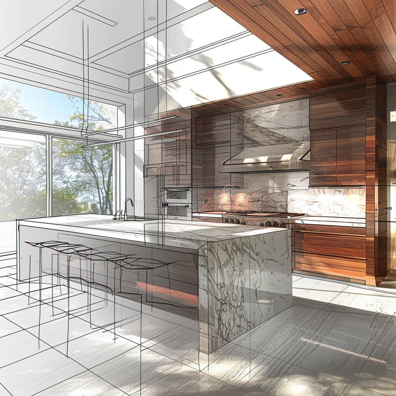Kitchen Renderings Stock Illustrations – 513 Kitchen Renderings Stock ...