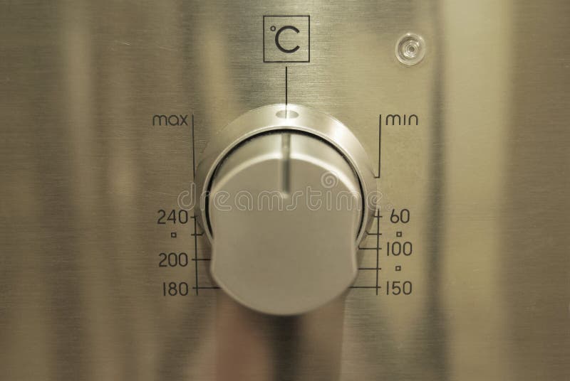 Modern Kitchen Has an Oven and the Control Panel Stock Image - Image of ...