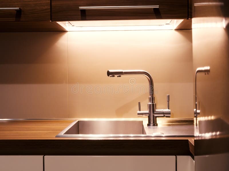 Modern Elegance Workplace. White Laptop On Foregro Stock Image - Image ...