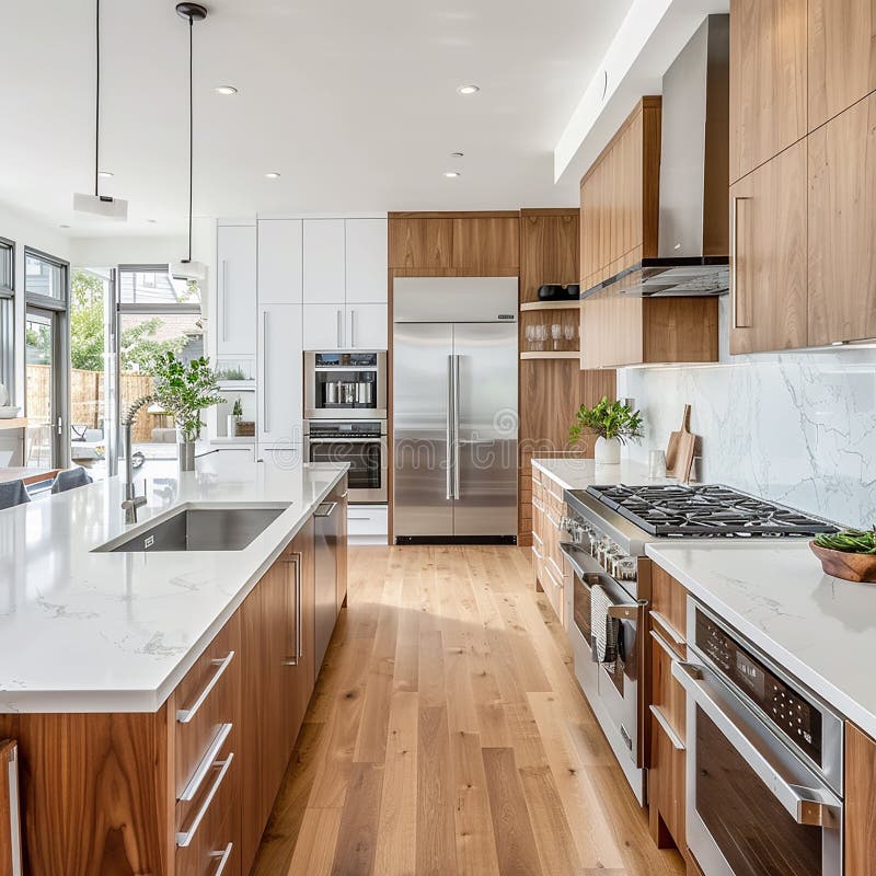 Kitchens stock illustration. Illustration of open, materials - 331458055