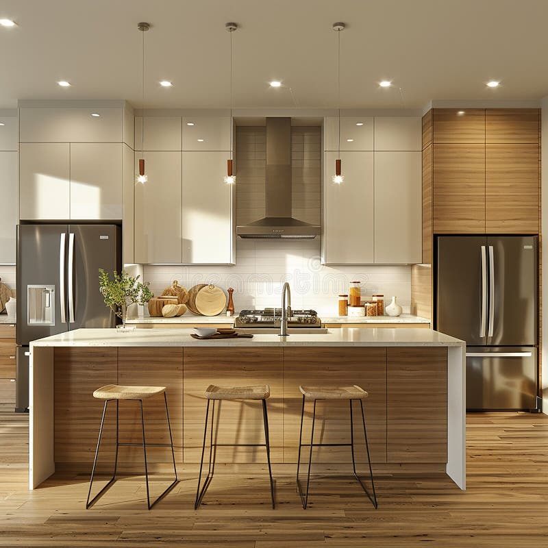 Kitchens stock illustration. Illustration of lines, smart - 331458324