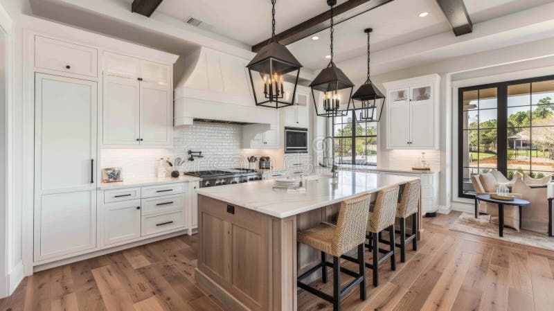 Modern Kitchen Interior Design with Natural Light and Elegant Fixtures ...