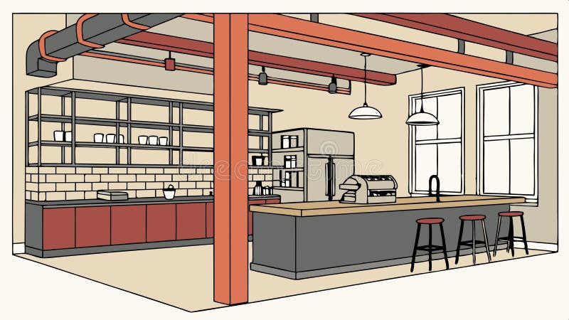 Modern Kitchen Interior, Minimalist Design, Home Cooking Space, Clean ...