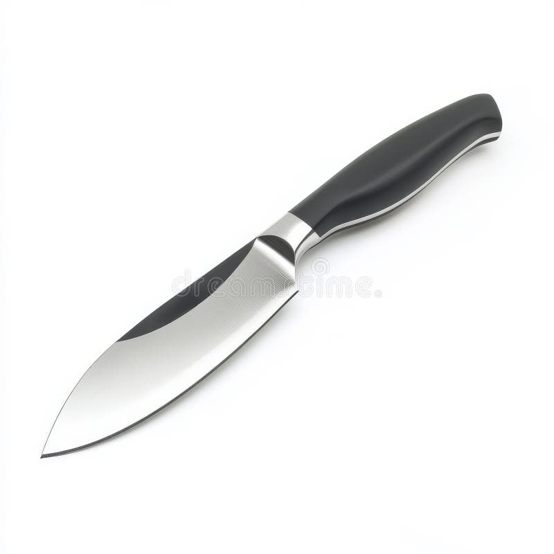 A Modern Kitchen Knife with a Clean, Sharp Edge, Featuring a ...