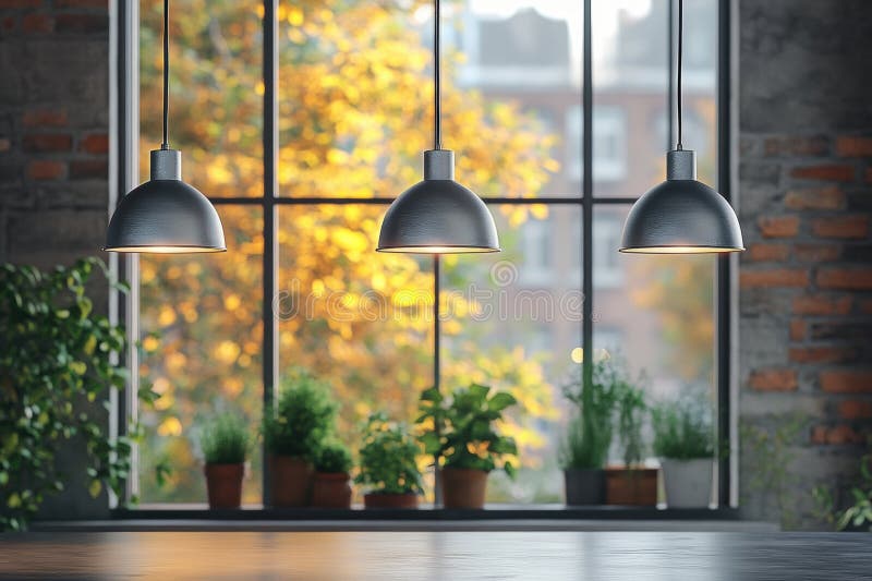 Modern Kitchen Lighting, Modern Steel and Silver Light Fixtures Adorn a ...