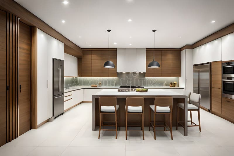 Modern Kitchen Marvels , Contemporary Flair in Kitchen Design , Latest ...