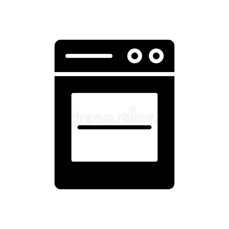 Modern Kitchen Oven with Control Knobs and Window for Cooking Needs ...