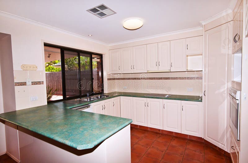 Kitchen in the Pool Room stock image. Image of pillars - 5584257