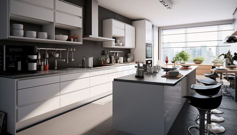 Modern Kitchen Photography, Simple and Minimal Kitchen Design Created ...