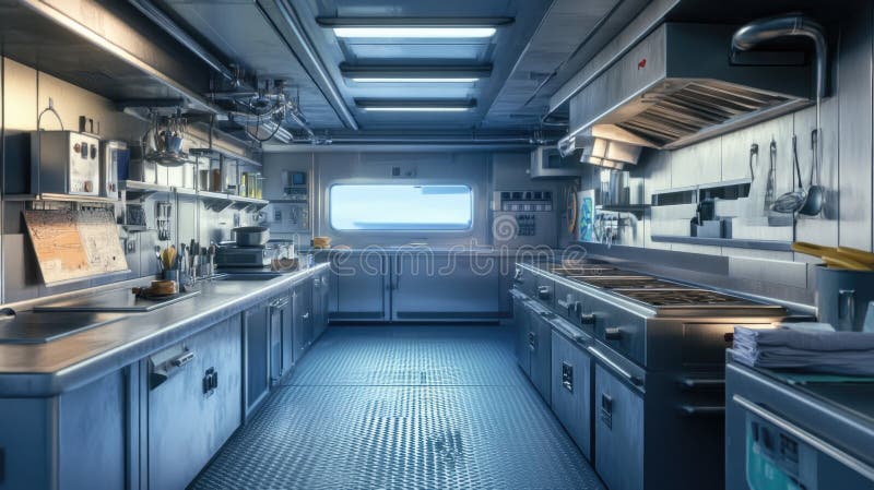 Modern Kitchen Plenty Room Cooking Prep Featuring Ample Countertop ...