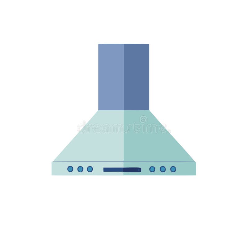 Modern Kitchen Range Hood with Streamlined Design and Ventilation ...