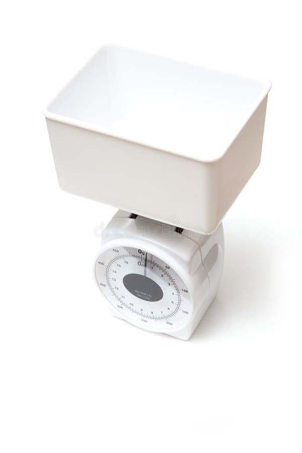 Modern kitchen scales stock photo. Image of background - 9312838