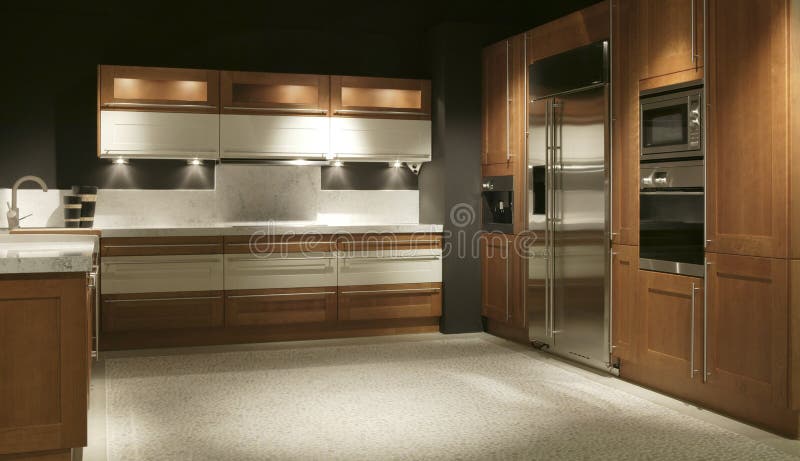 Modern kitchen stock photo. Image of drink, ceramic, equipment - 31667572