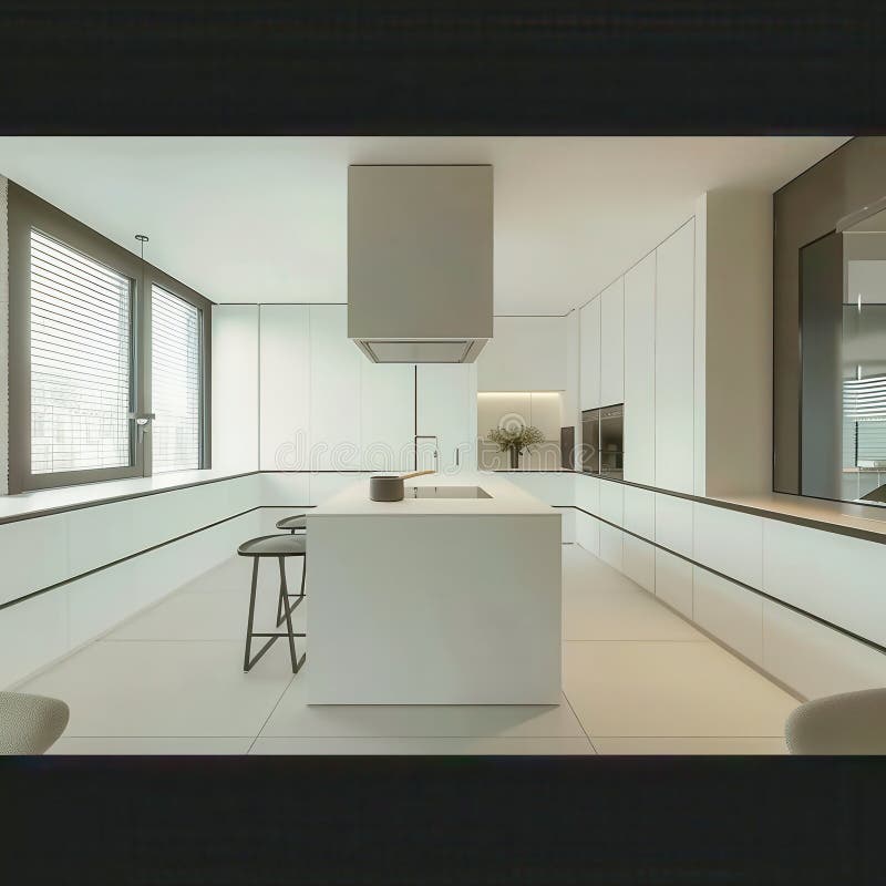 A Modern Kitchens Clean Lines and Sleek Surfaces: a Glimpse of ...