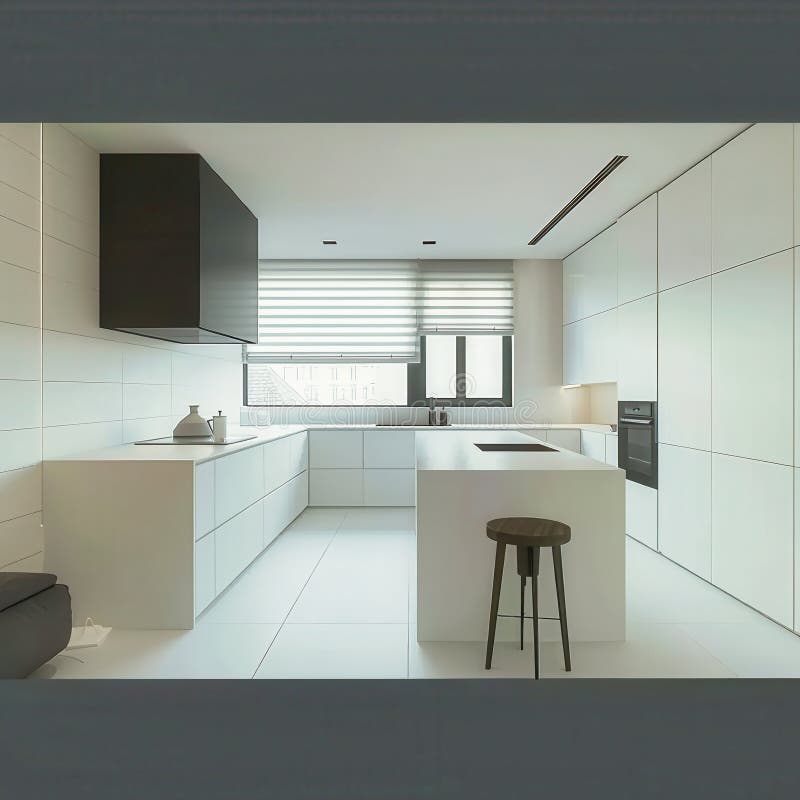 A Modern Kitchens Clean Lines and Sleek Surfaces: a Glimpse of ...