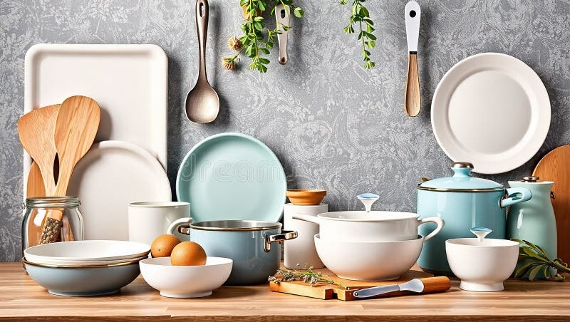 Modern Kitchenware Arrangement Stylish Functional Design Inspiration ...