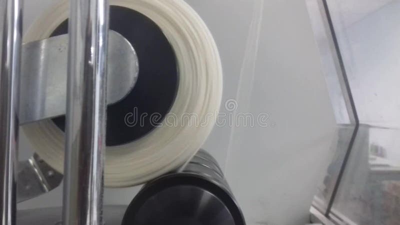 Modern Knitting Machine, Fabric Knitting Process Inside the Machine ...