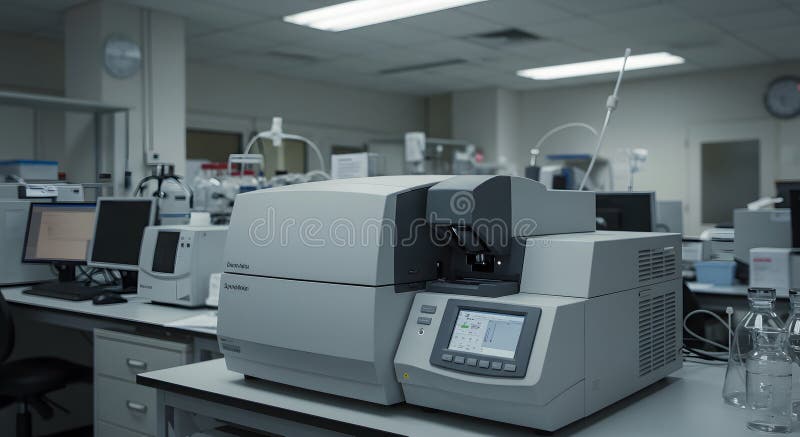 Advanced Scientific Equipment in a Modern Laboratory Setting: High-Tech ...
