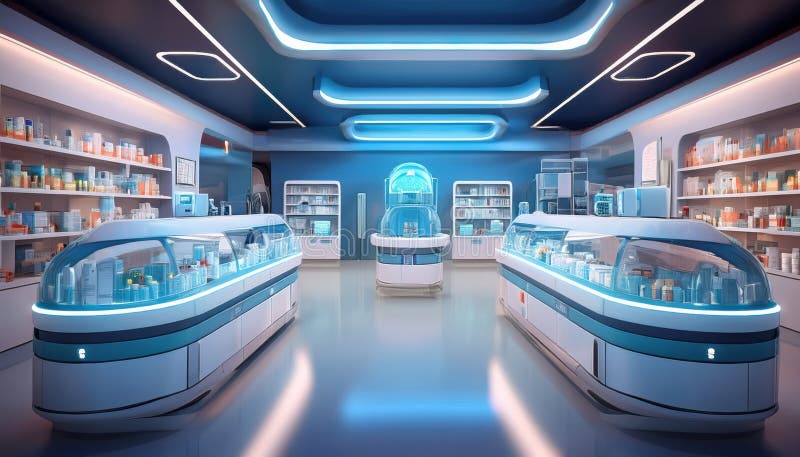 Modern Lab Featuring Cutting Edge Medical Stock Photo - Image of ...