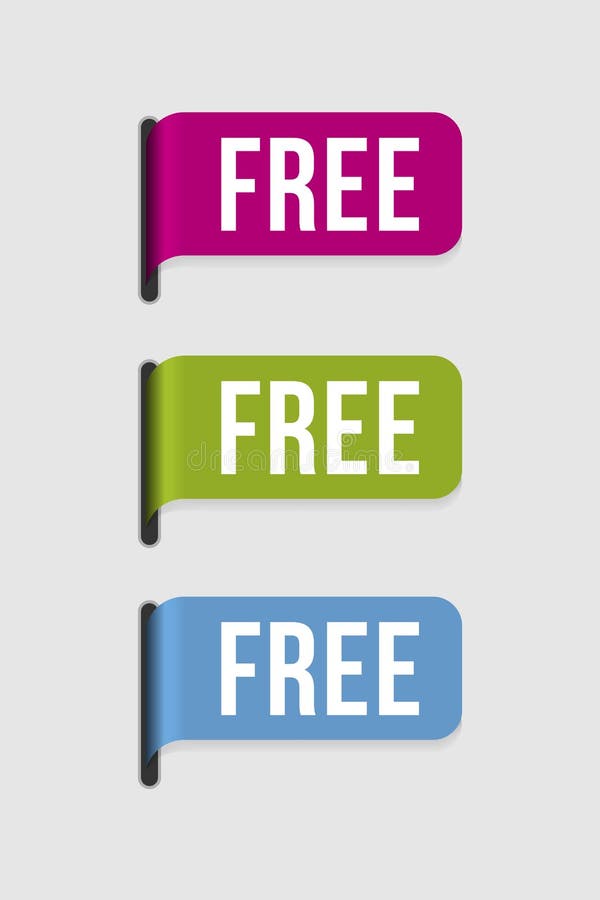 Free icons or buttons stock vector. Illustration of icons - 14057543