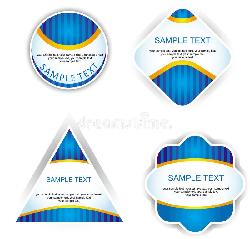 Modern label stock vector. Illustration of marketing - 16017652