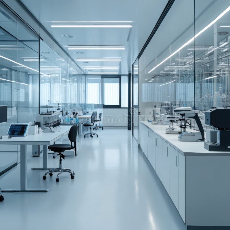 Modern Laboratory with Advanced Technology Equipment in a Clean and ...