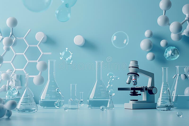 Modern Laboratory Concept stock illustration. Illustration of science ...