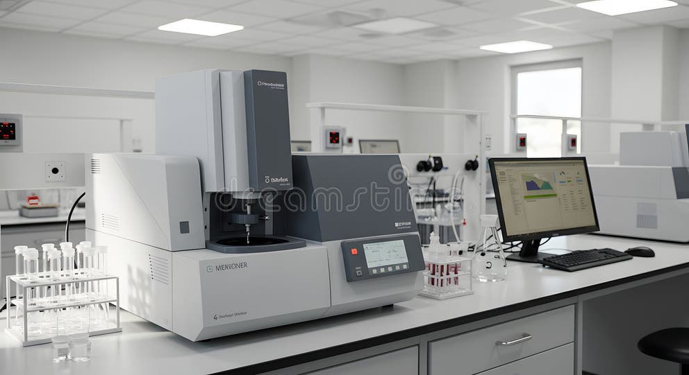 Modern Laboratory Equipment: a High-Resolution Image of a MEDORGER ...