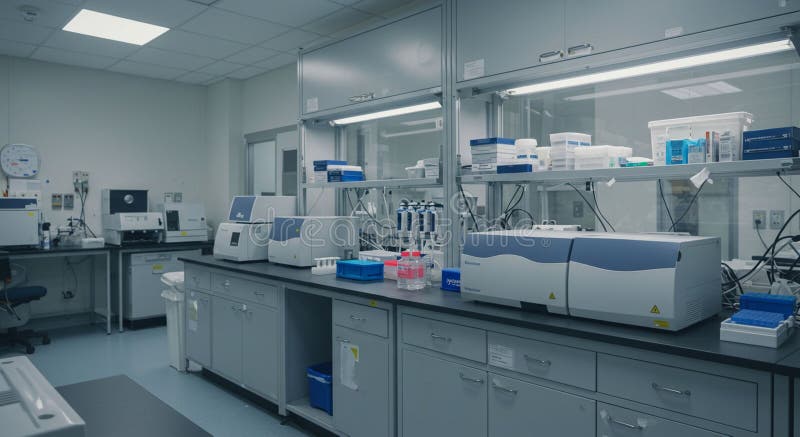 Modern Laboratory Equipped with Advanced Scientific Instruments and ...