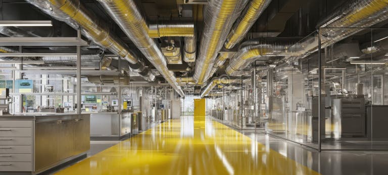 The Modern Laboratory Featuring Sleek Design and Efficient Workspaces ...