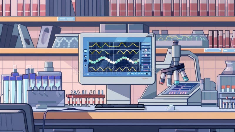 Modern Laboratory Interior with Advanced Scientific Research Equipment ...