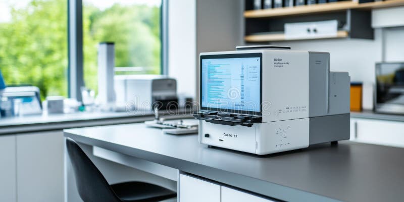 A Modern Laboratory Setup Captures Cutting-edge Technology. this Image ...