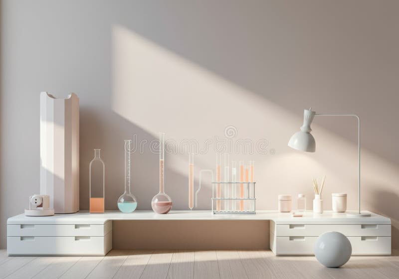 Modern Laboratory Setup Glassware Minimalist Decor Stock Photos - Free ...