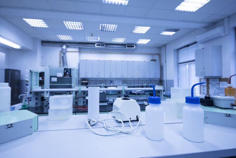 Modern laboratory stock image. Image of medical, interior - 82186735