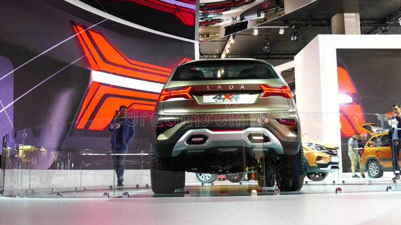 Modern LADA NIVA project editorial photo. Image of ussr - 222761961