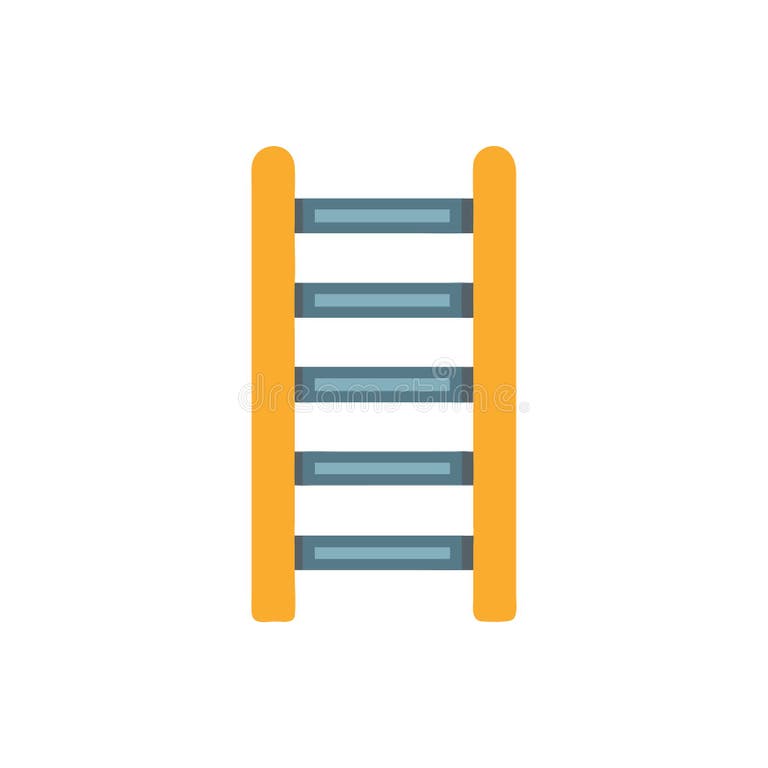 Modern Ladder Logo Design stock photo. Illustration of growth - 357522124