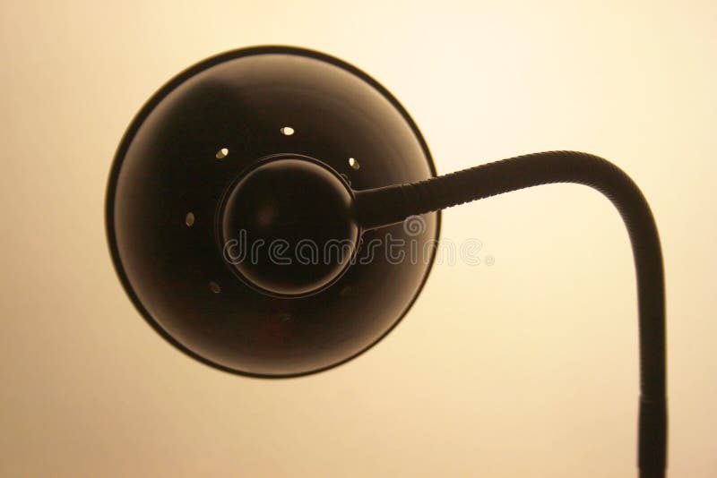 Modern lamp fromthe back stock photo. Image of articulated - 132354372