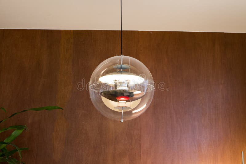 Modern Lamp Hang Ceiling in Office,industrial Style Stock Image - Image ...
