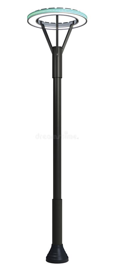 Modern lamp post stock illustration. Illustration of background - 59660077