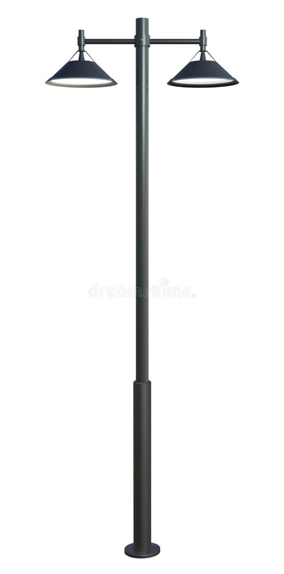 Modern lamp post stock illustration. Illustration of lamp - 59660949